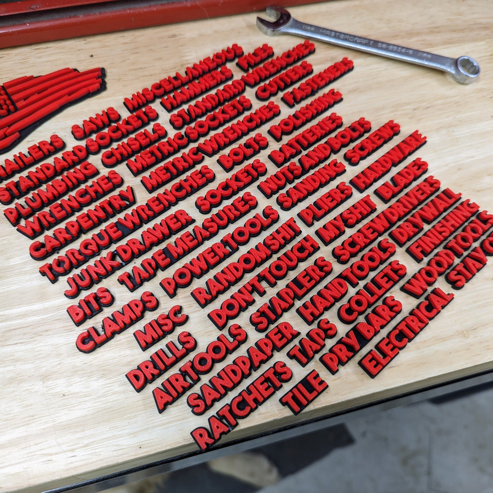 ToolboxEmblems.com - Magnetic Garage Emblems - Organize Your Space ...