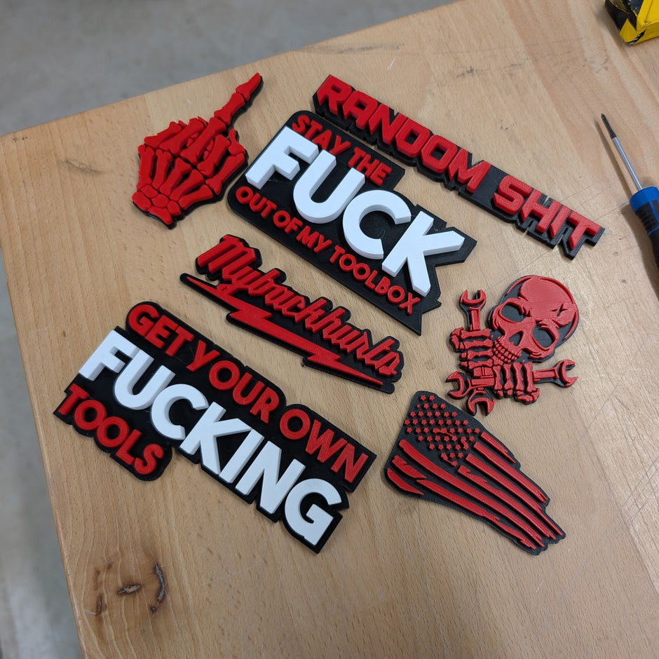 ToolboxEmblems.com - Magnetic Garage Emblems - Organize Your Space ...