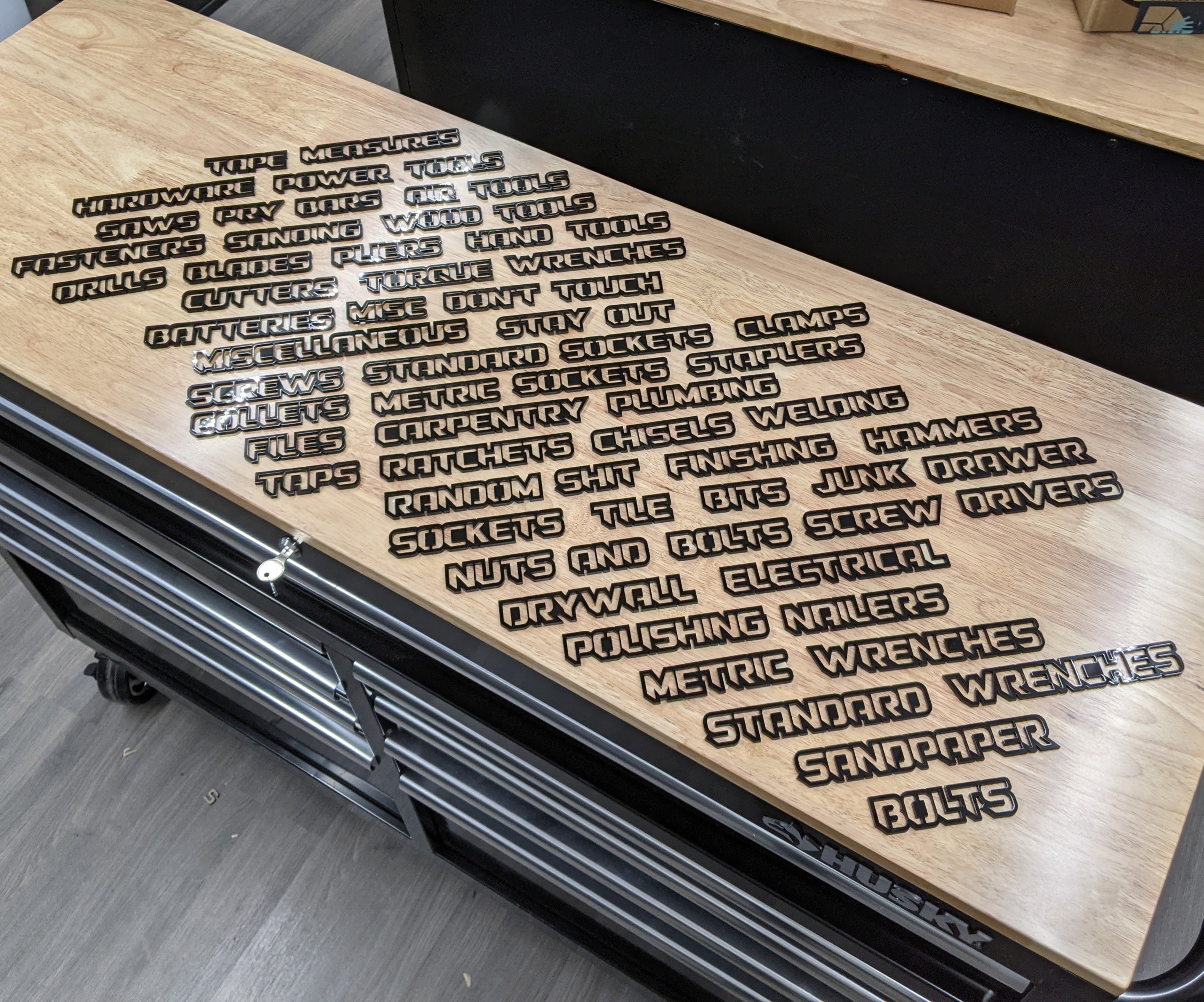 ToolboxEmblems.com - Magnetic Garage Emblems - Organize Your Space ...