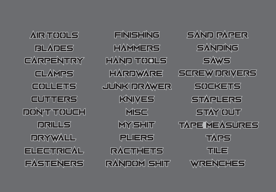 Magnetic Emblems – Toolbox Emblems