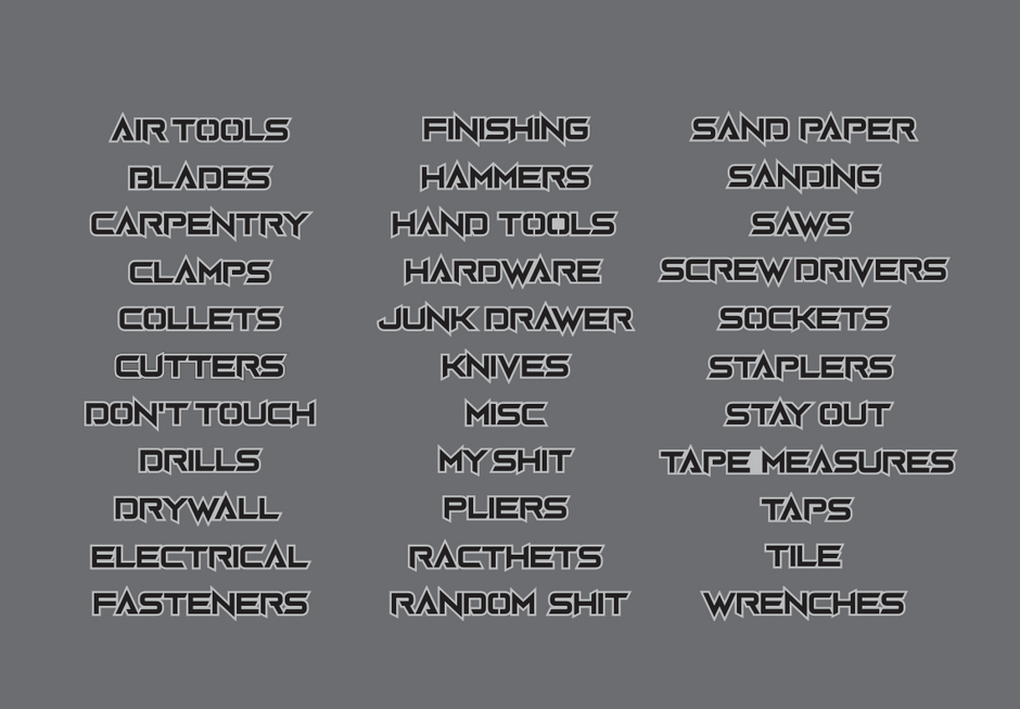 Magnetic Emblems – Toolbox Emblems